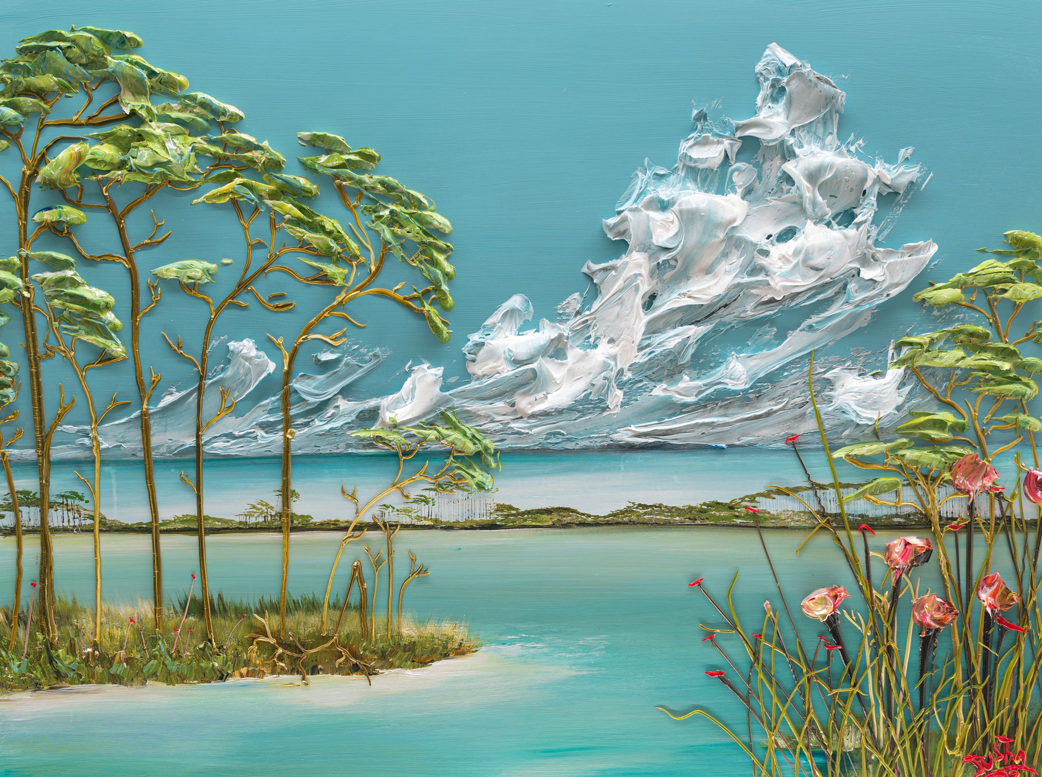Lakescape, 48x36 – Justin Gaffrey