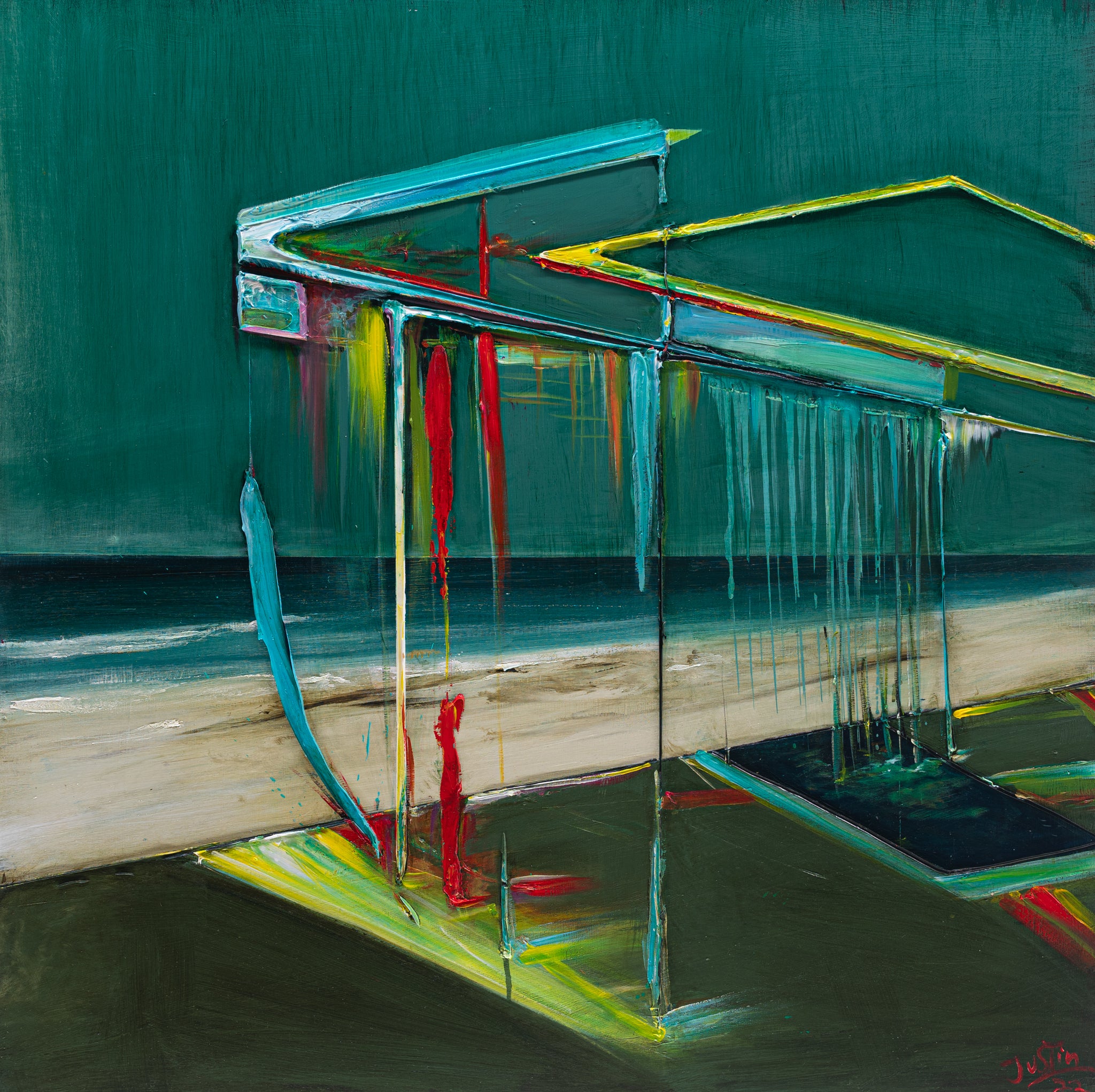 H2 Monkey Bars, 36x36 – Justin Gaffrey