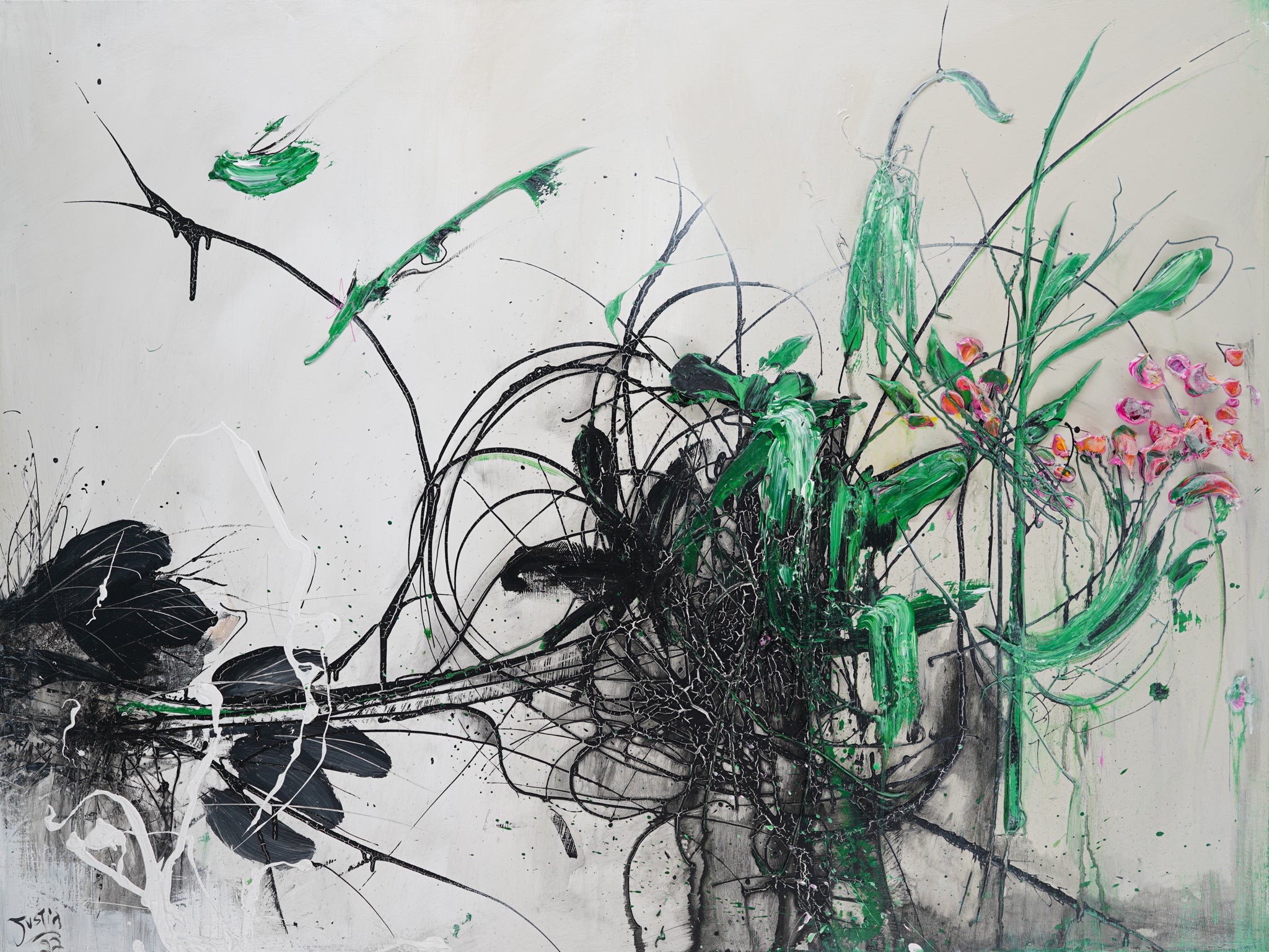Pea Shoot, 56x42 – Justin Gaffrey