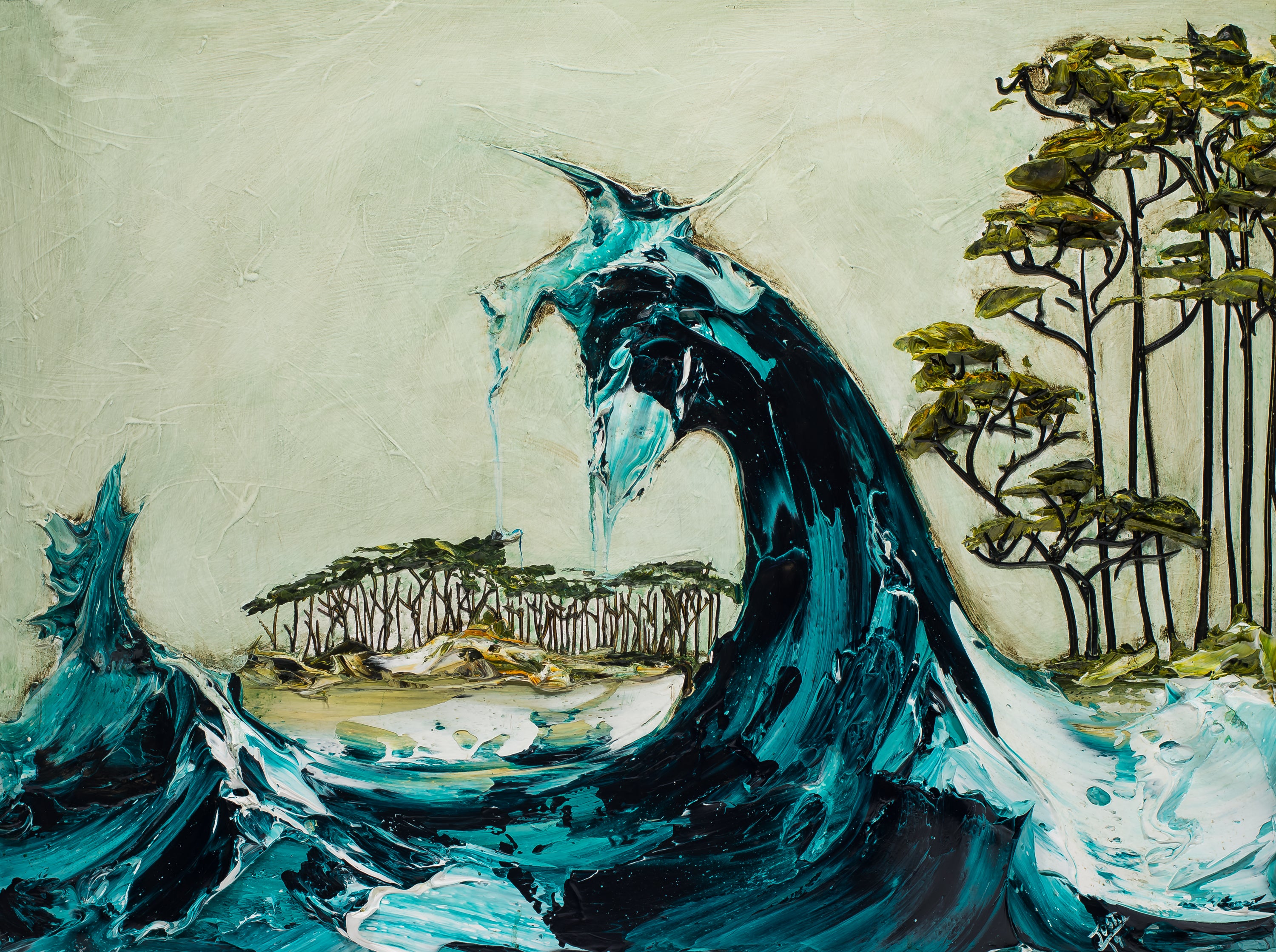 Wave, 40x30 – Justin Gaffrey